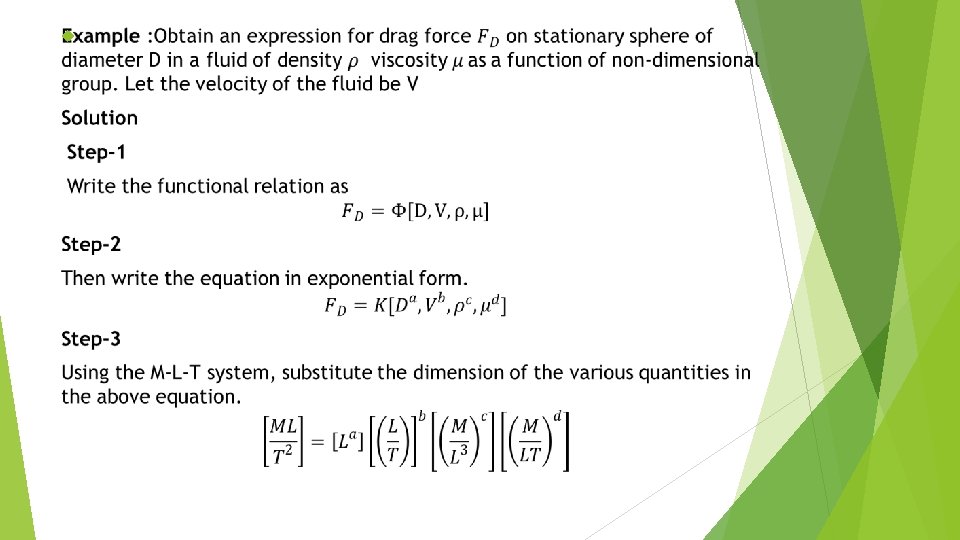 CHAPTER2 DIMENSIONAL ANALYSIS SIMILITUDE AND HYDRAULIC MODELS Objectives