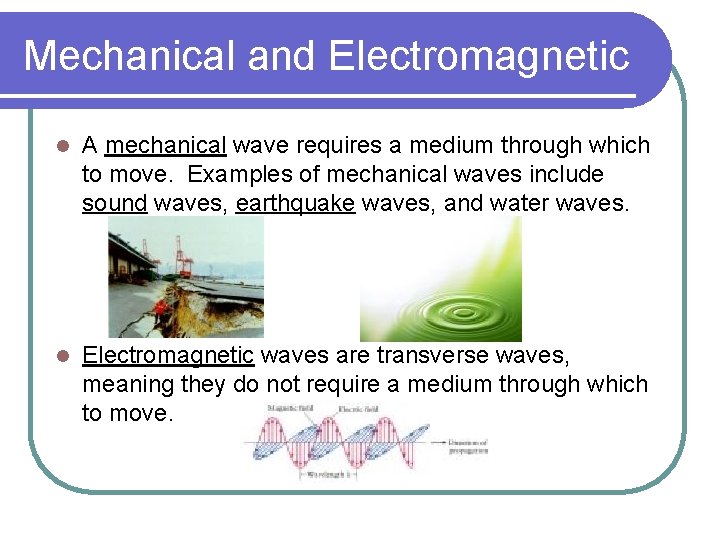 Electromagnetic Spectrum Catching Waves Created by Mr Clark