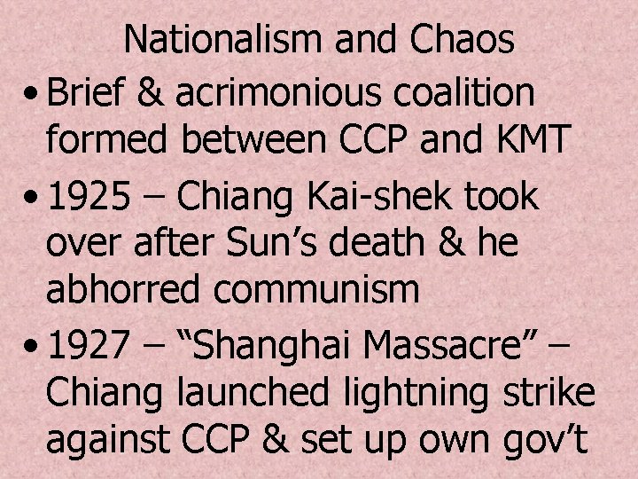 The History of the Peoples Republic of China