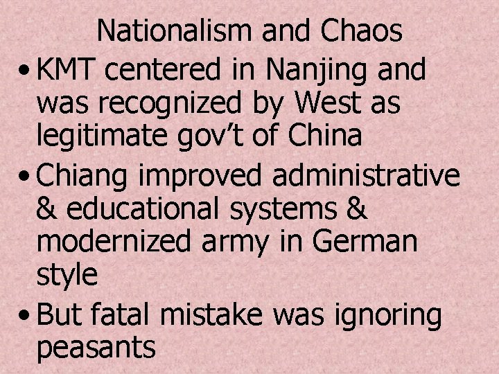 The History of the Peoples Republic of China