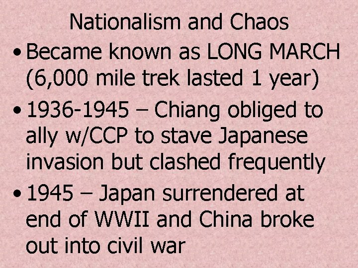 The History of the Peoples Republic of China