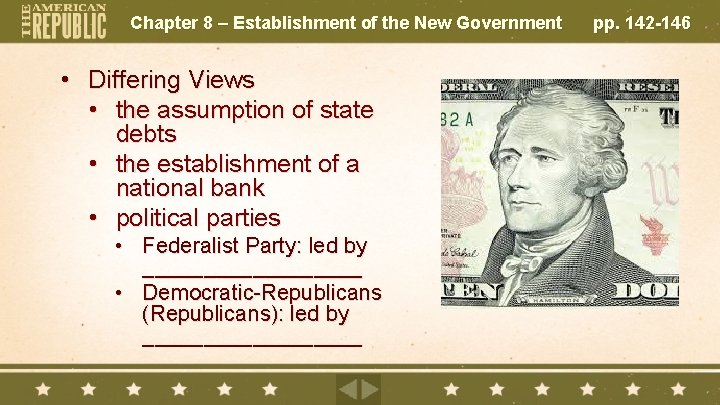 CHAPTER 8 ESTABLISHMENT OF THE NEW GOVERNMENT 1