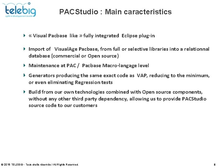 Pacbase Modernization PACStudio and PAC 2 COBOL General