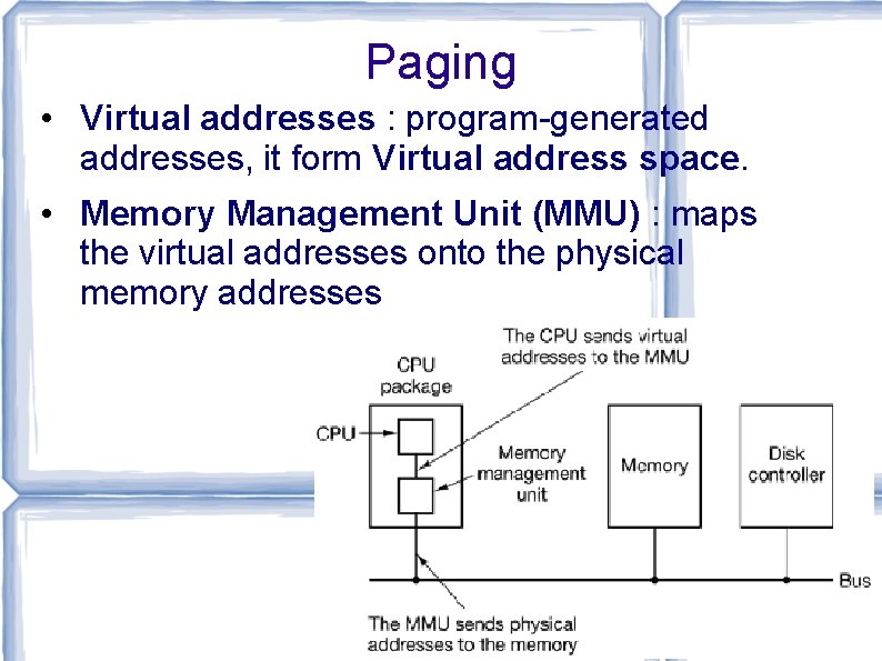 Memory Management 2 VIRTUAL MEMORY Problem programs were