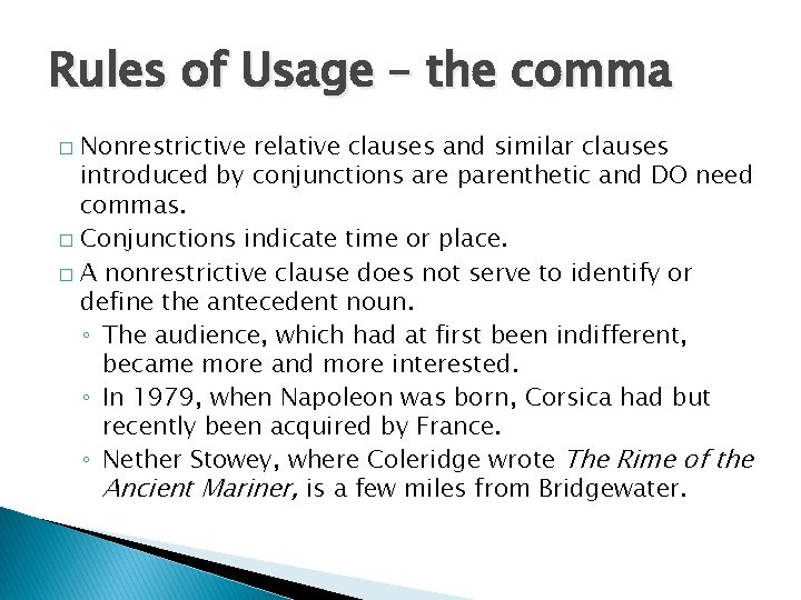 The Elements of Style Rules of Usage By