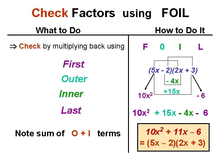 Beginning Algebra 5 3 More Trinomials to Factor