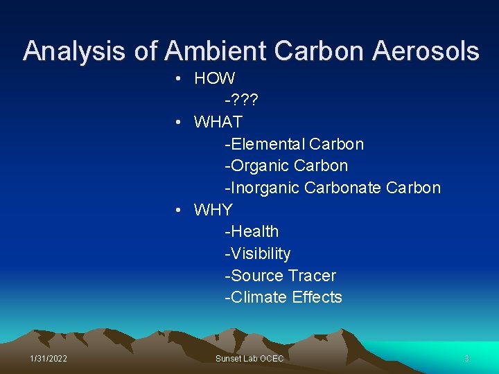 What is Elemental Carbon and How Do Definitions