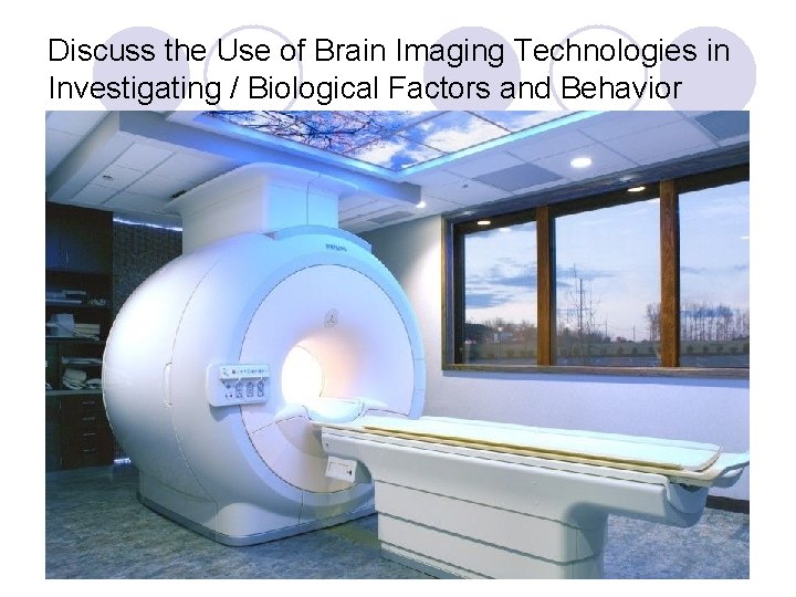 Techniques used to study the brain in relation