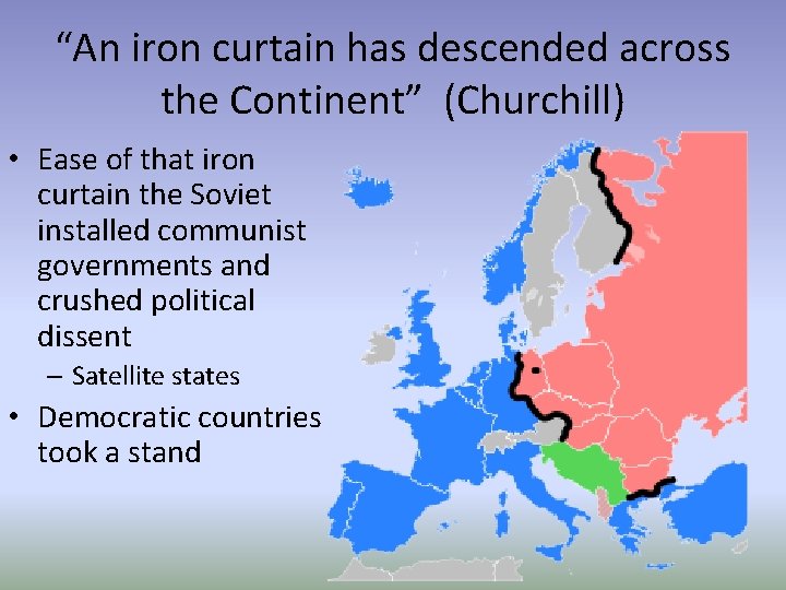 Origins of the Cold War The big three