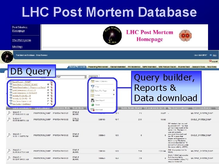 Premature Dumps in 2011 M Albert LHC Beam