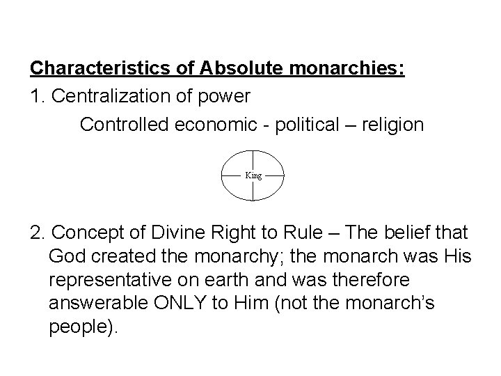Age of Absolutism Age of Absolutism Time period