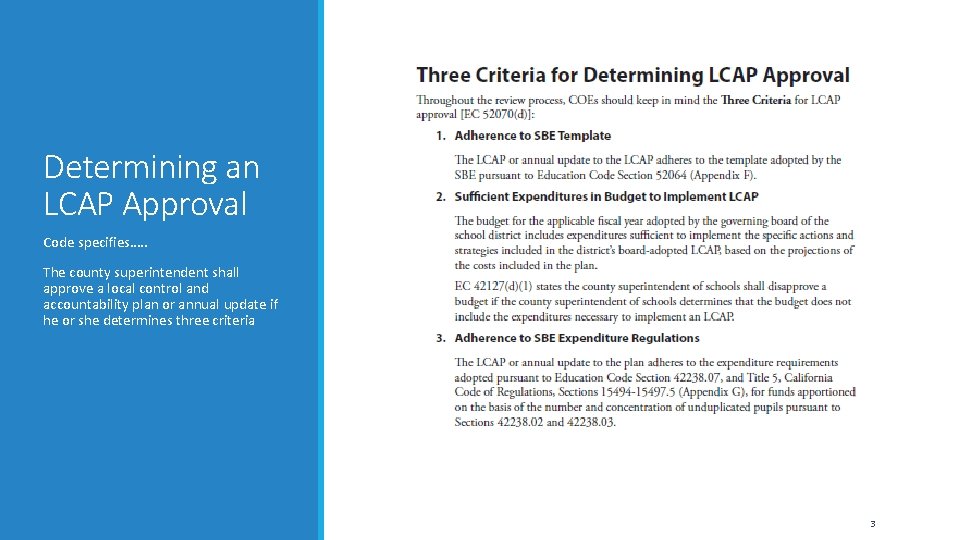 LCAP Approval Manual Webinar April 22 2015 Presenters