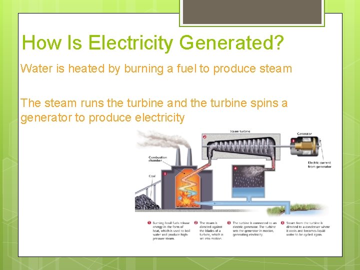 Chapter 17 NonRenewable Energy Objectives List five factors