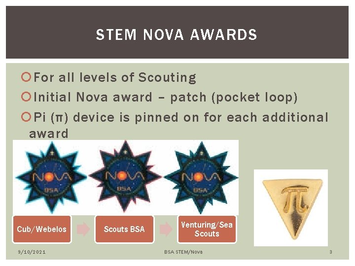 BSA STEM NOVA AWARDS Science Technology Engineering Math
