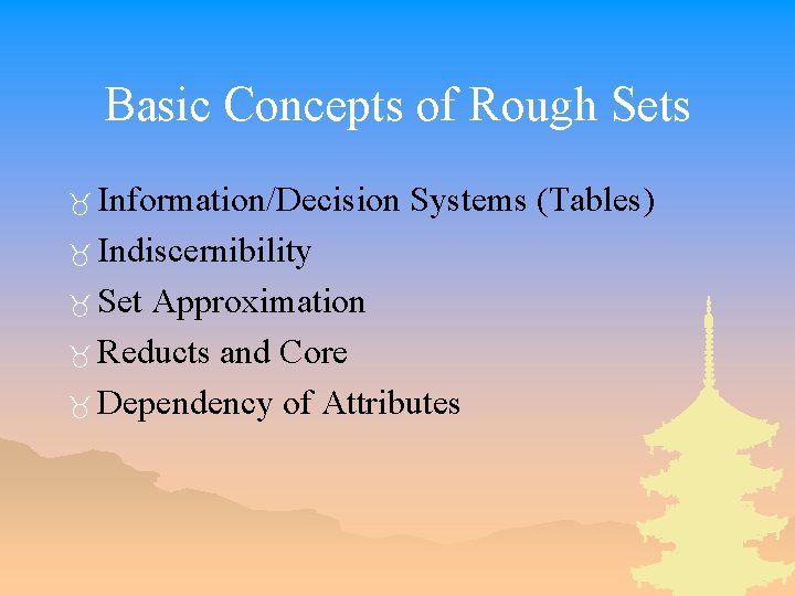 Rough Sets Granular Computing Basic Concepts of Rough