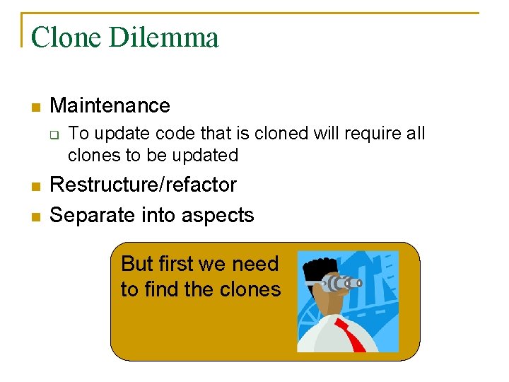 Phoenixbased Clone Detection Using Suffix Trees Robert Tairas