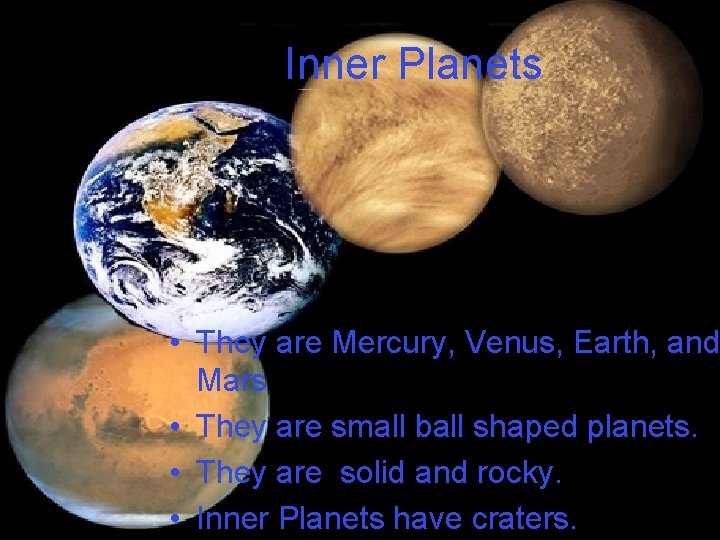 Planets By Victoria and Scarlet The temperature is