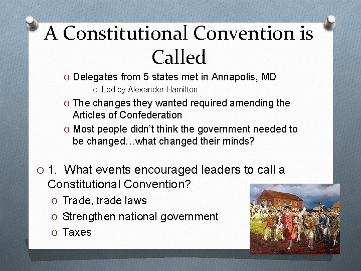 Creating the Constitution Chapter 8 Section 2 Bell