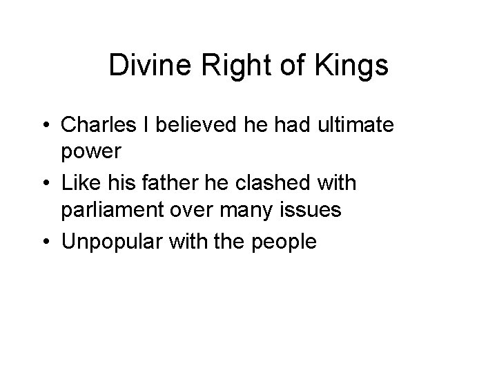 17 th and 18 th Century England Turbulence