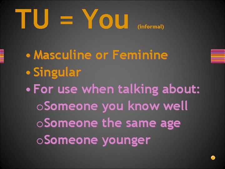 French Subject Pronouns Lets start with a lesson