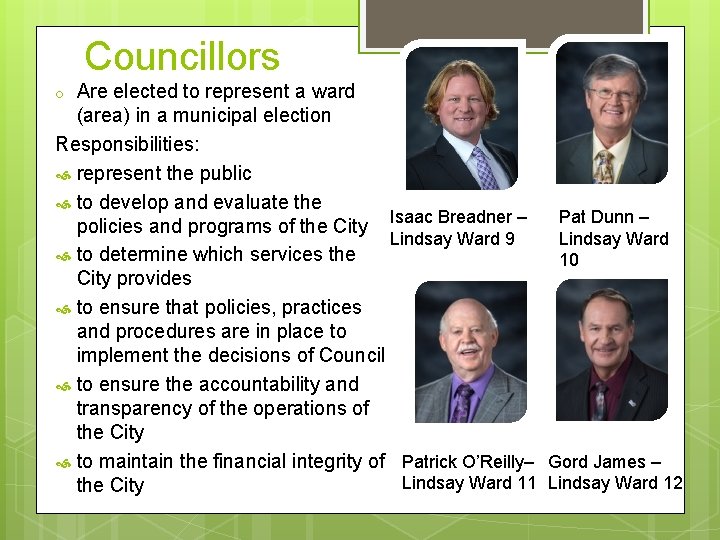 Municipal Government Municipal Responsibilities Agriculture Airports ...