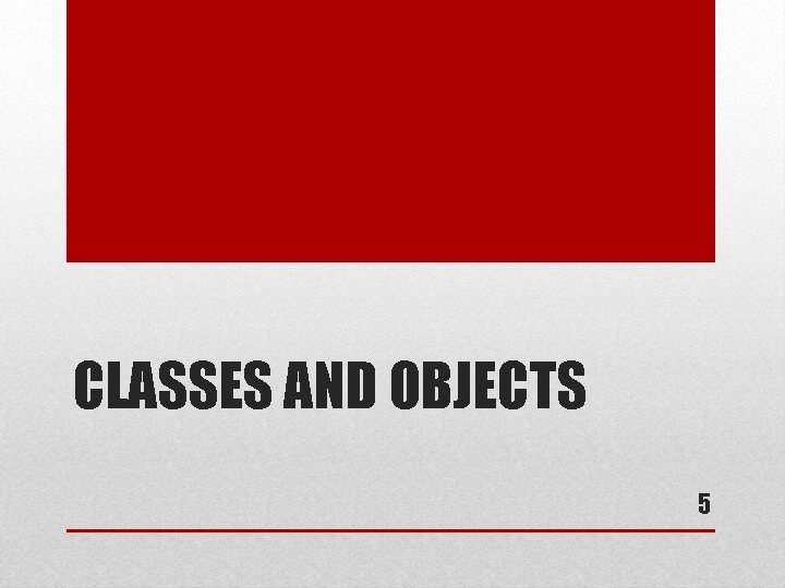 Objectoriented Programming Concepts 1 Contents 1 What Is