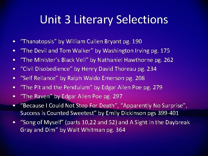 Waterscapes Calibri Font Family Unit 3 American Romanticism