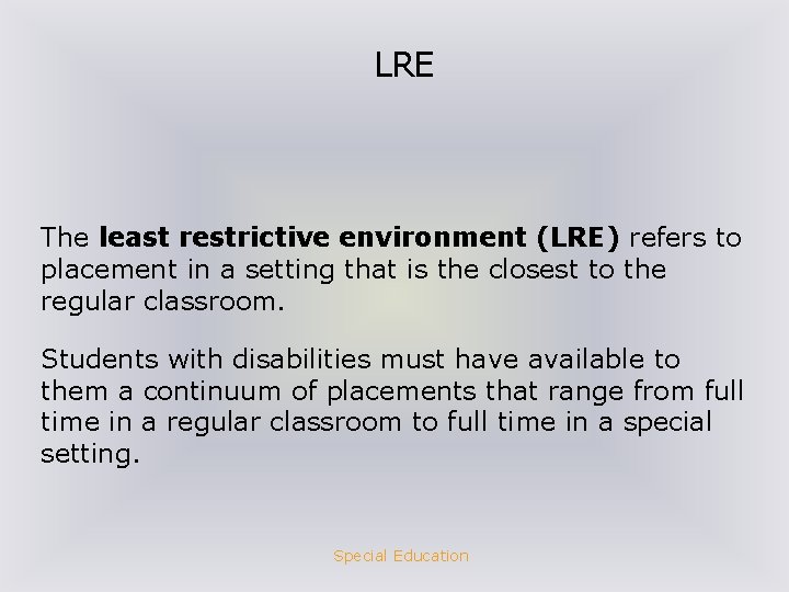 Welcome to Special Education Basics Nancy OHara Director