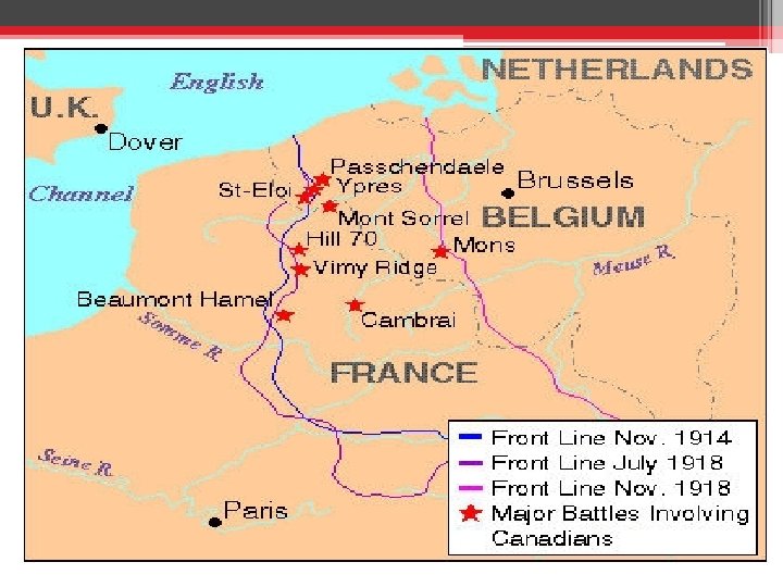 Major Battles of WWI Somme Passchendaele Vimy Ridge