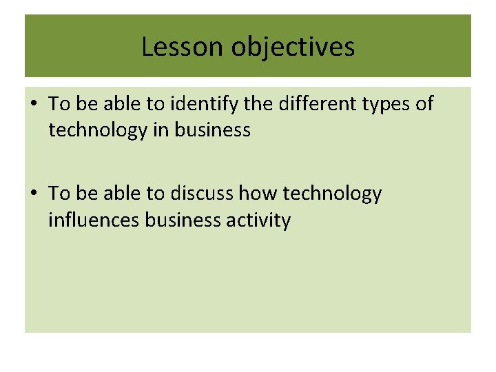 1 5 2 Technology and business Worksheet 1