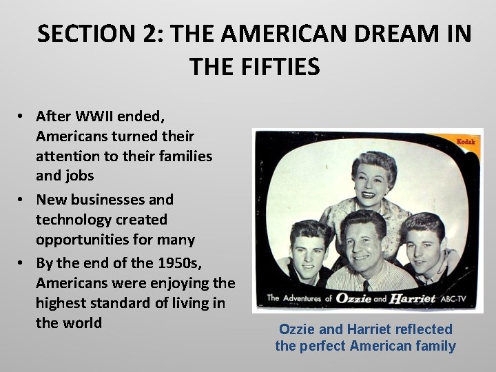 20 th Century Social Changes in America IB