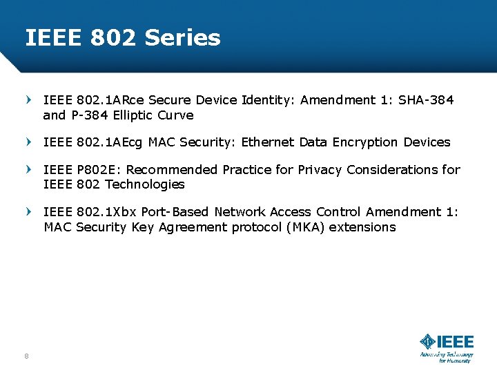 Standards Bodies Approach to Security Privacy Trust Karen