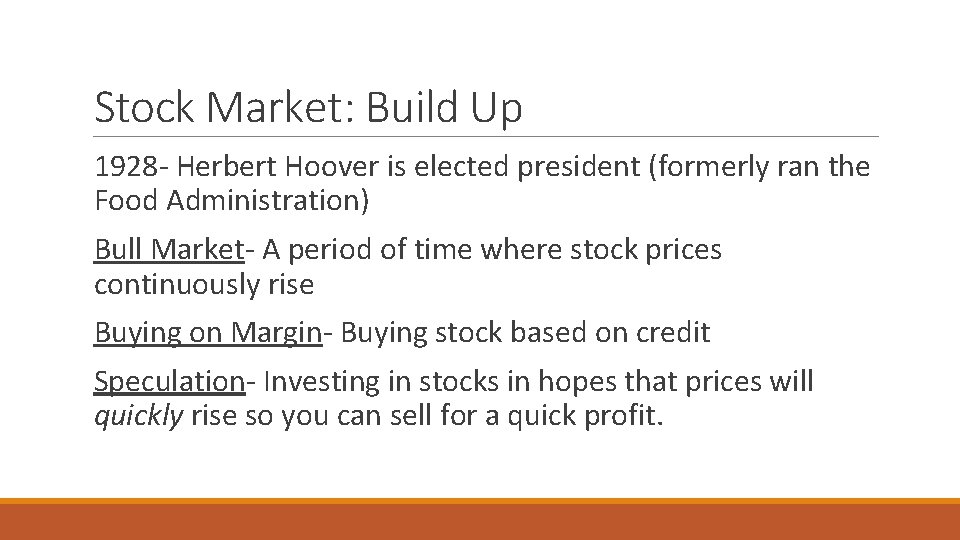 Start of the Great Depression Jumpstartin Your Brain