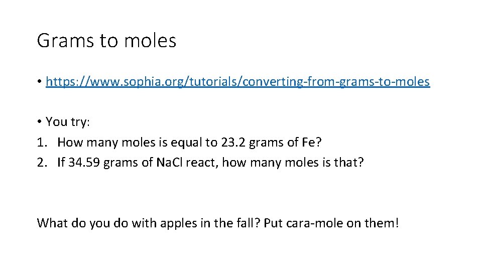 Moles and More Did you know October 23