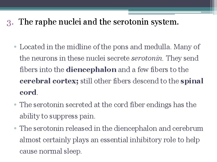 Behavioral and Motivational Mechanisms of the Brain The