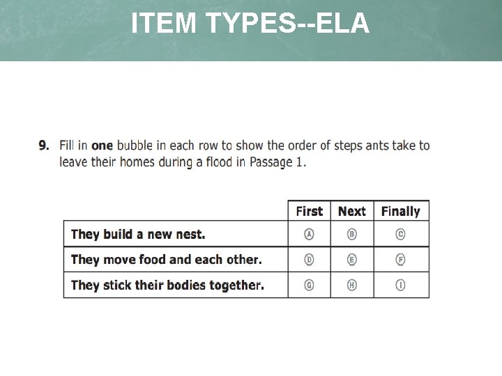 Florida Standards Assessment 3 rd Grade Beachside Montessori