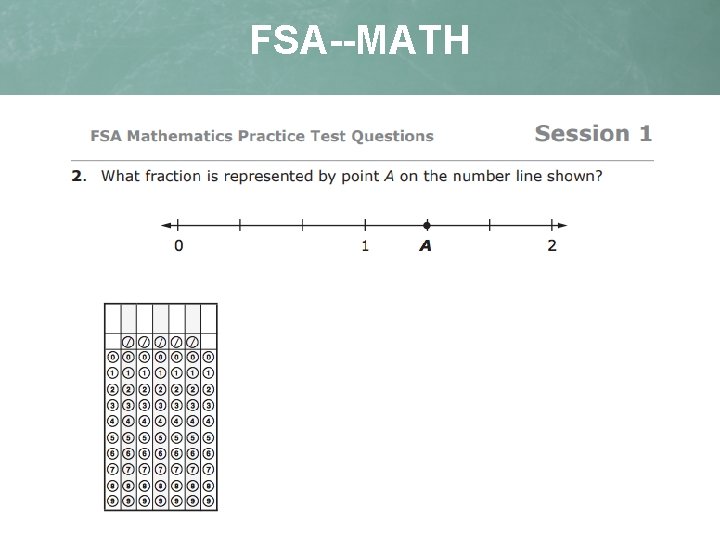 Florida Standards Assessment 3 rd Grade Beachside Montessori