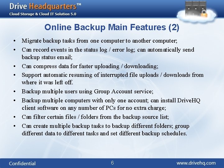 Drive HQ Online Backup Easy secure automatic The