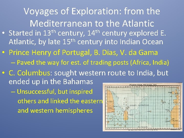Transoceanic Encounters and Global Connections Chapter 22 The