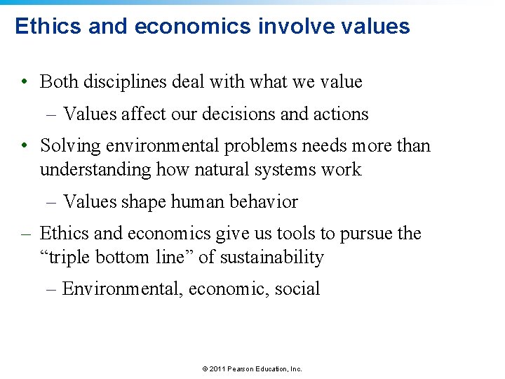 Lecture Outlines Chapter 2 Environment The Science behind