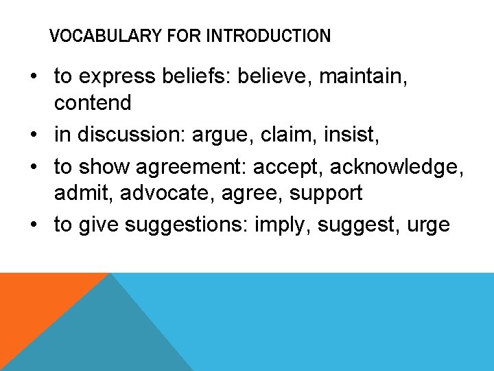 STRUCTURE OF AN INTRODUCTION 1 3 2 VOCABULARY