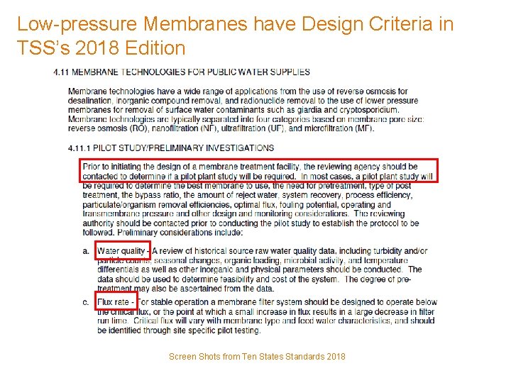 Design of LowPressure Membrane Filtration Systems and New