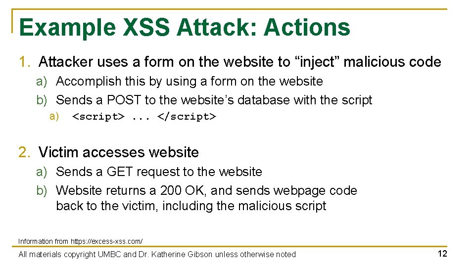 CMSC 426 Principles of Computer Security Web Hacking