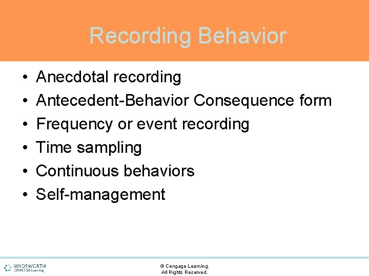 Chapter 11 Selecting Behavioral Supports for All Learners