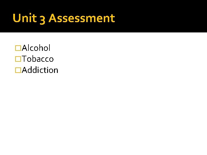 Addiction Bell Work You have exactly 10 minutes