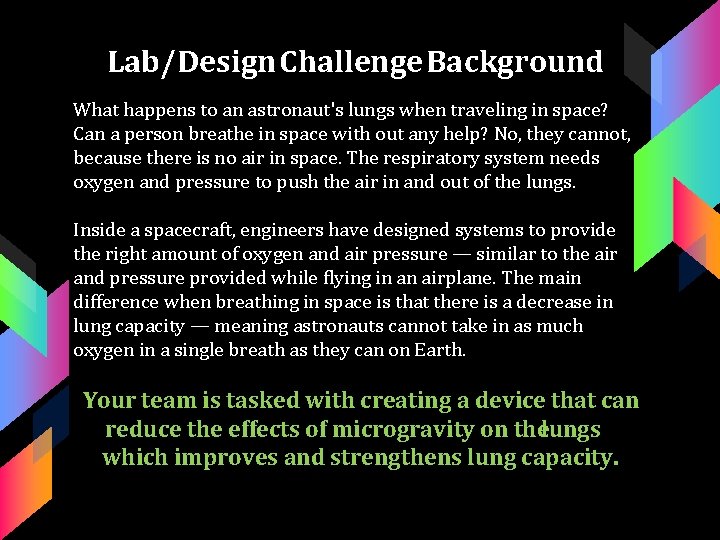 LabDesign Challenge Student Astronaut Challenge 2021 last update