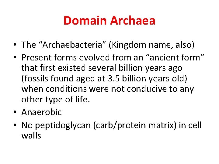 What is a bacterium Living Domain ProEukaryote Kingdom
