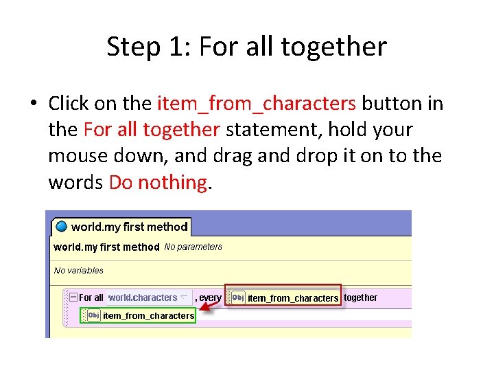Making Objects Move in Unison Using Lists Duke
