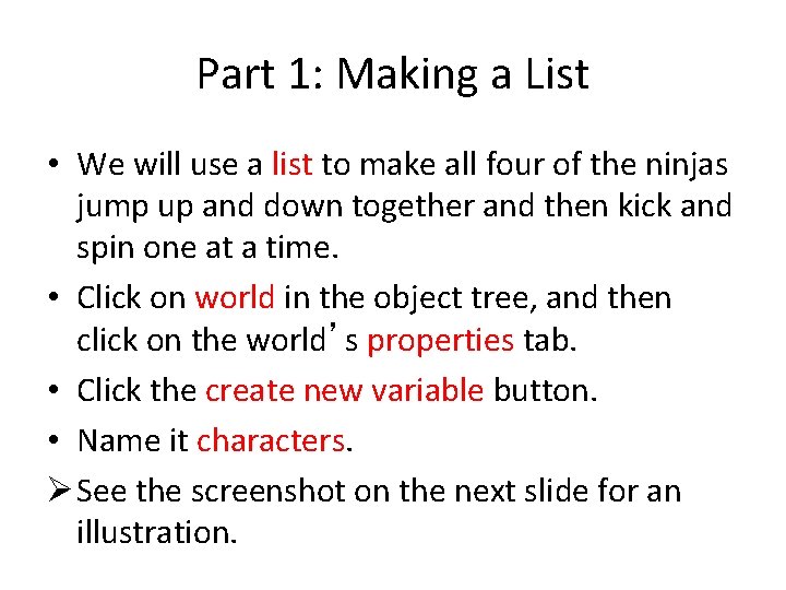 Making Objects Move in Unison Using Lists Duke