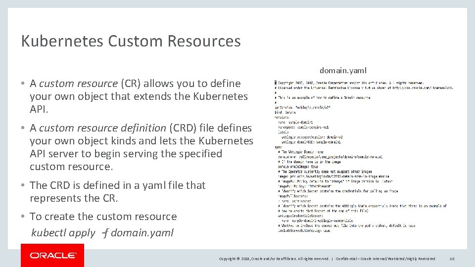 Deploying Oracle Web Logic Server Applications In Kubernetes